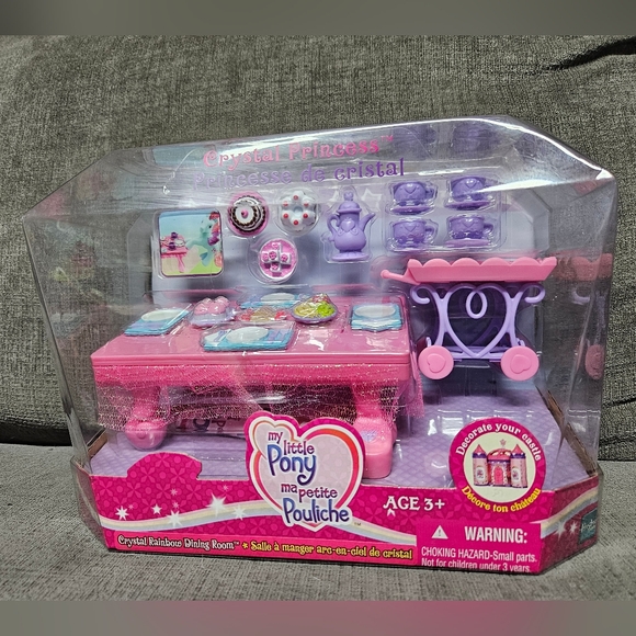 My Little Pony | Toys | New My Little Pony Crystal Princess Dining Set ...